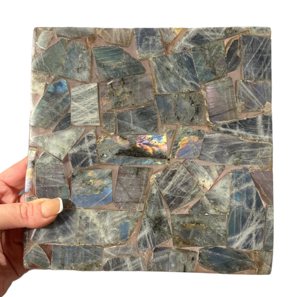Labradorite Tile - Featuring Purple Flash! #2 — Alliz Trading