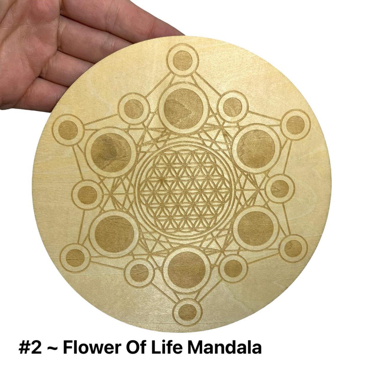 Wooden Crystal Grid Board - Med — Alliz Trading