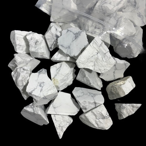 White Howlite Rough 1KG — Alliz Trading