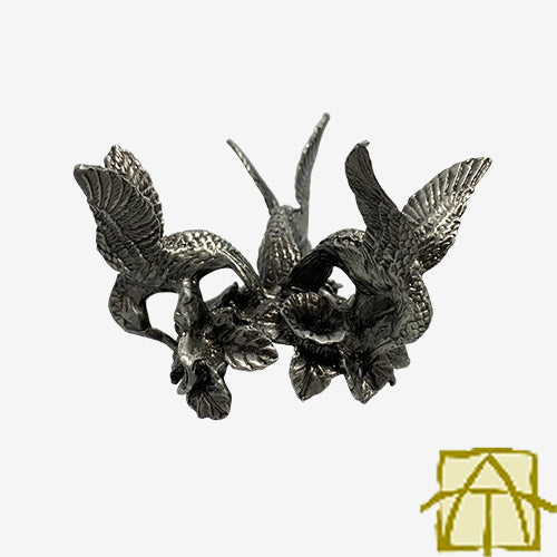 Hummingbird Pewter Sphere Stand — Alliz Trading